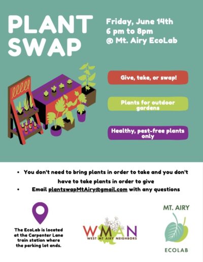 PLANT SWAP! - WMAN - West Mount Airy Neighbors